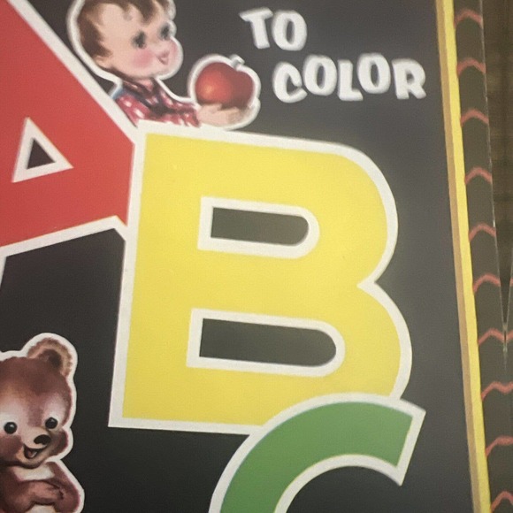 Accents | Vtg 5s Samuel Lowe Childrens Sweet Graphics Colouring Book ...